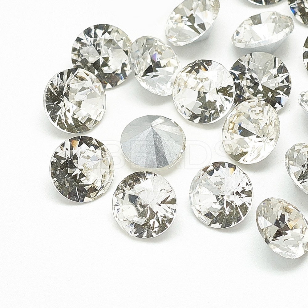 Wholesale Pointed Back Glass Rhinestone Cabochons - KBeads.com