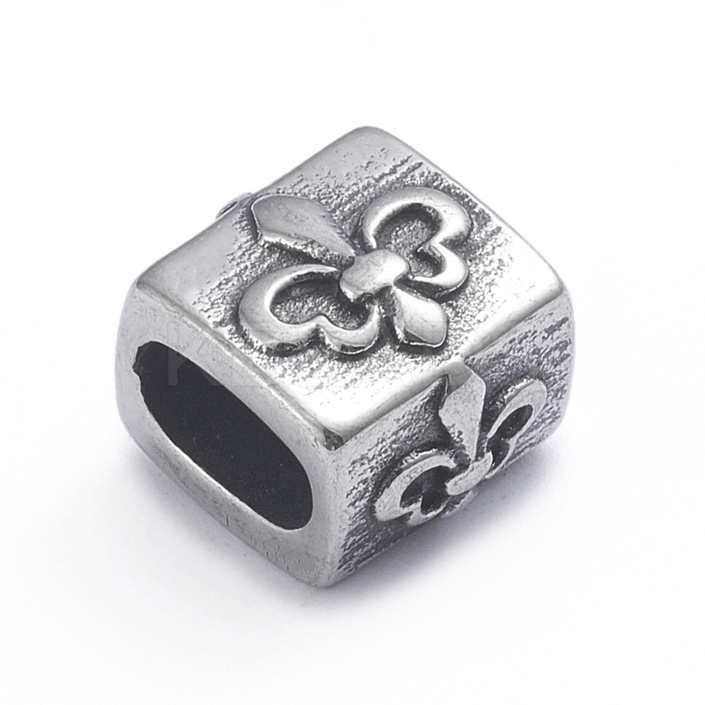 Wholesale Retro 304 Stainless Steel Slide Charms/Slider Beads - KBeads.com