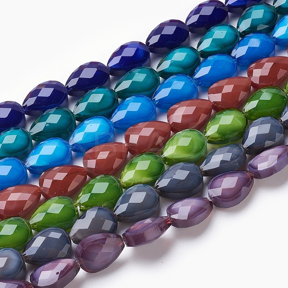 Wholesale Opaque Solid Color Glass Beads Strands - KBeads.com