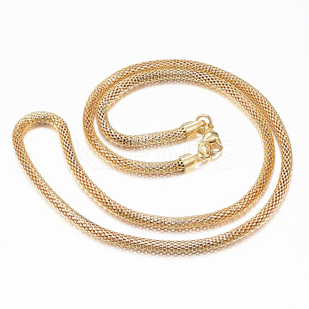 Wholesale 304 Stainless Steel Mesh Chain Necklaces - KBeads.com